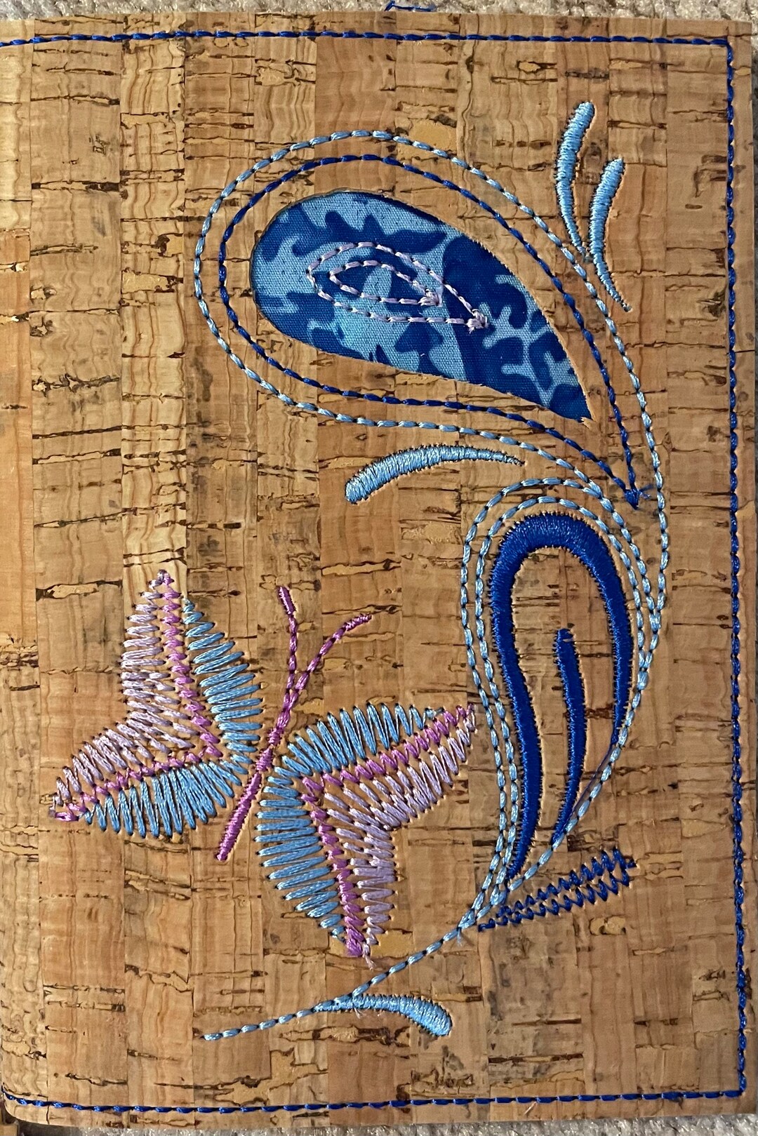 Butterfly Cork Notebook Cover - Etsy