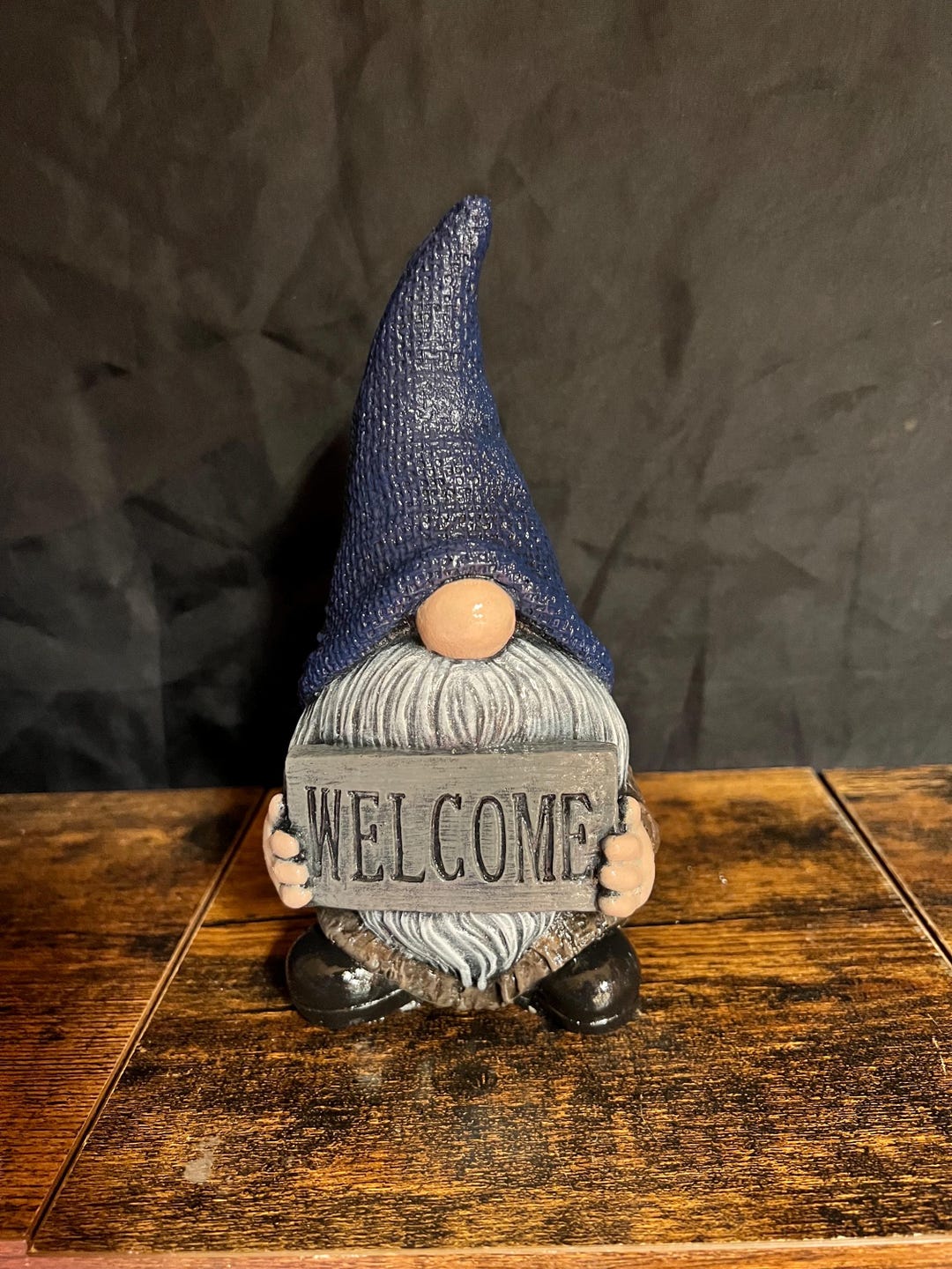 Whimsical Garden Gnome Welcome Sign - Hand-painted Outdoor Decor - Etsy