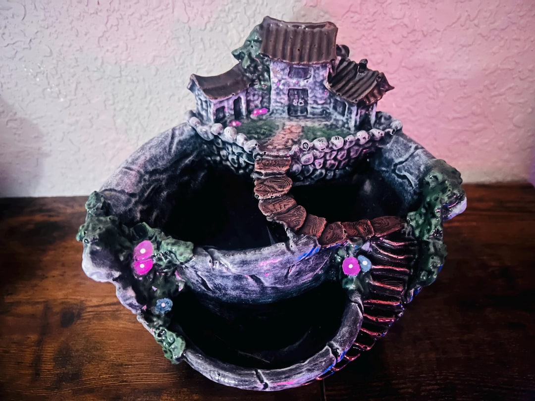 Whimsical Castle Plant Holder - Unique Broken Pot Planter for Garden ...