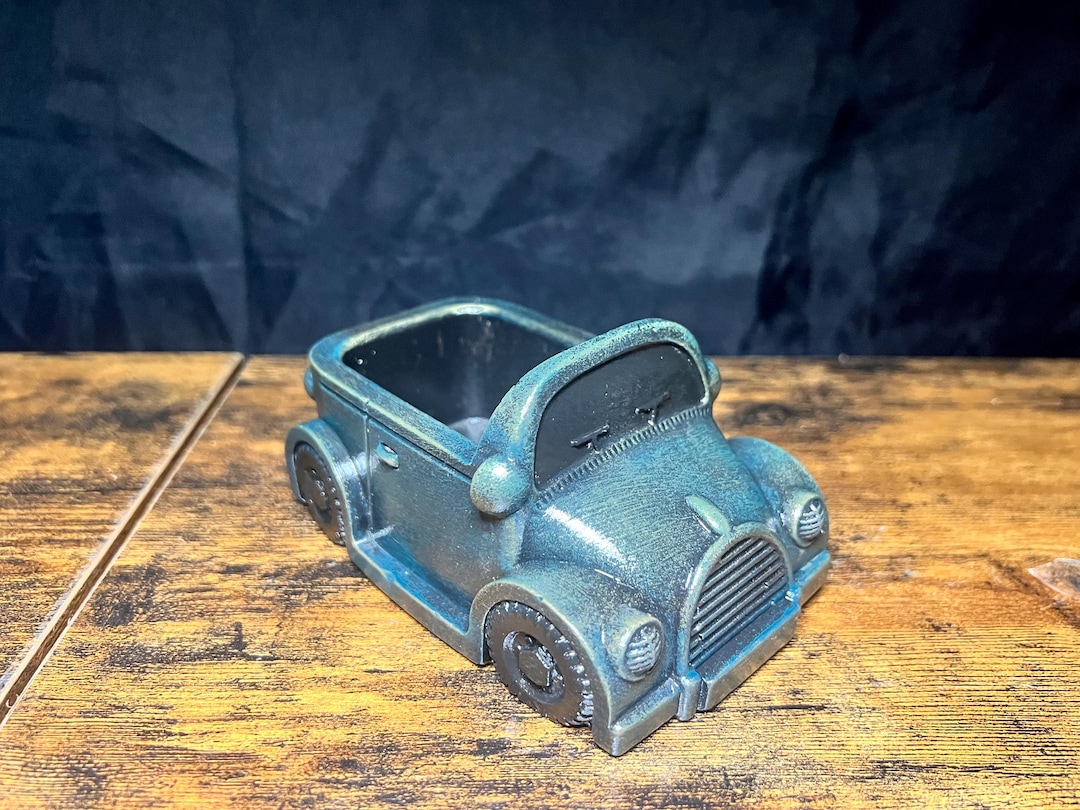 Upcycled Antique Car Planter for Succulents - Unique Home Garden Decor ...