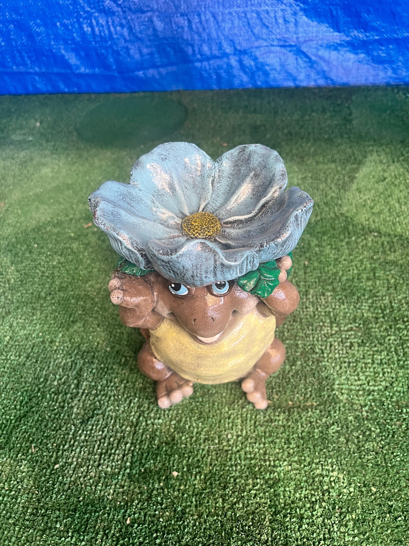Colorful Flower Turtle Bird Feeder With Mini Birdbath Combo - Etsy