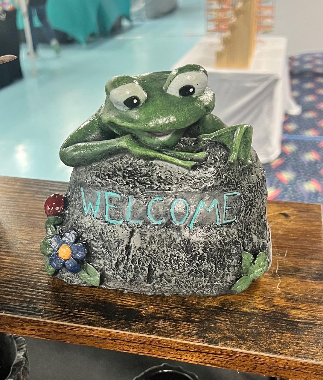 Welcome Frog Concrete Statue - Etsy