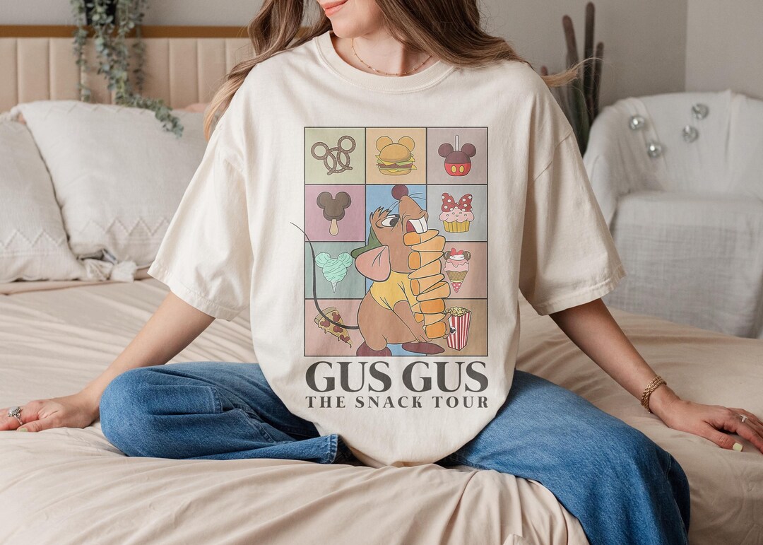 Funny Gus Gus the Snack Tour Comfort Colors Shirt, Vintage Cinderella ...