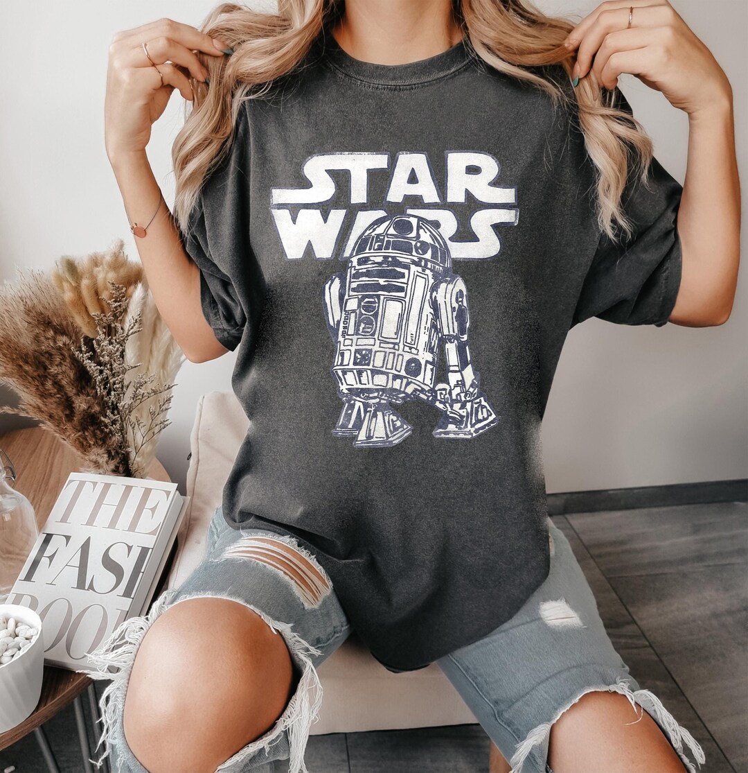 Retro Star Wars R2-D2 Vintage Shirt, Disney Star Wars Comfort Colors ...