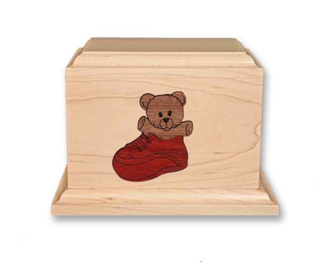 Bear in Shoe Urn - Etsy