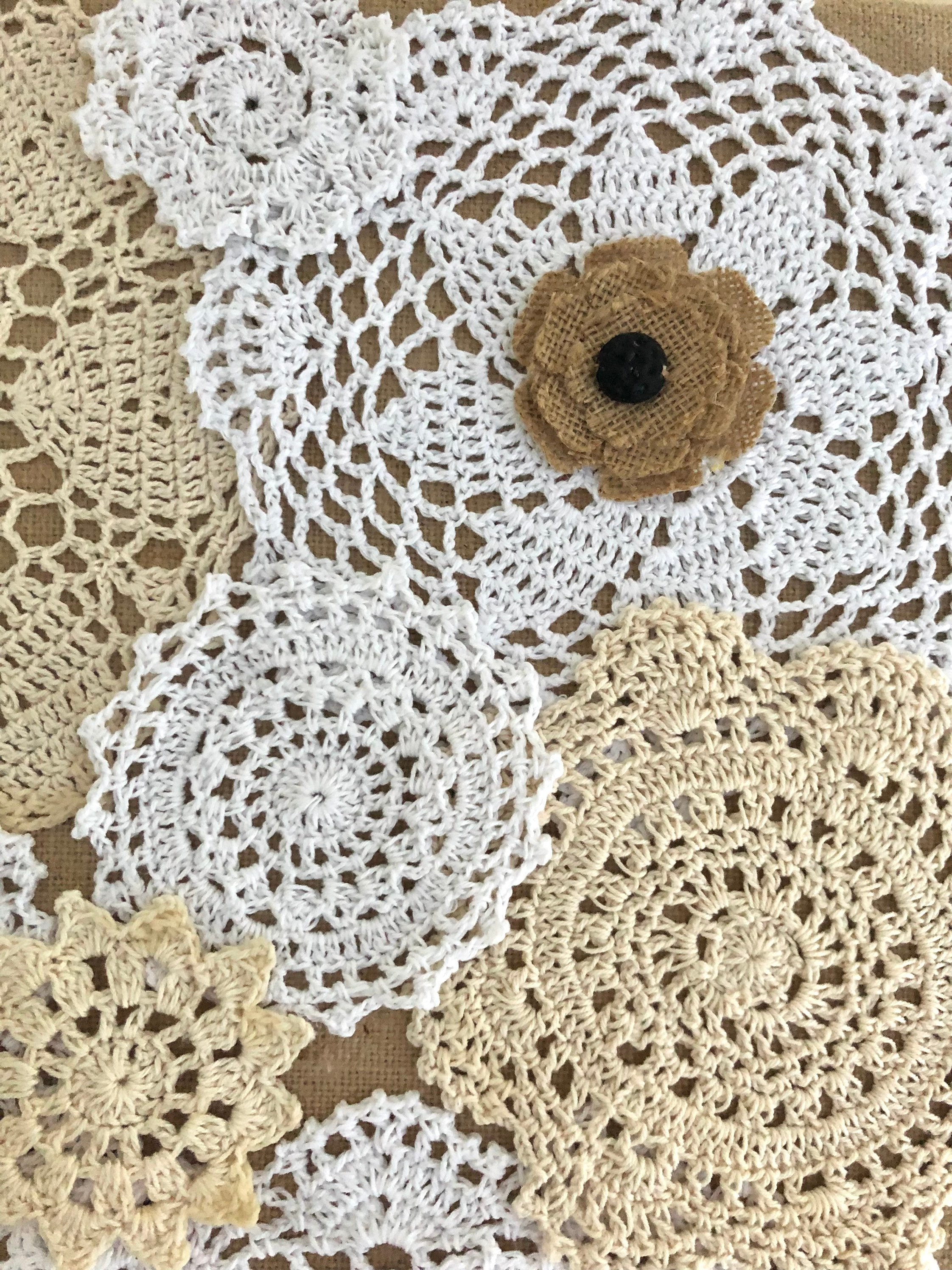 Doily Art - Wall Art 16”X20” - Etsy