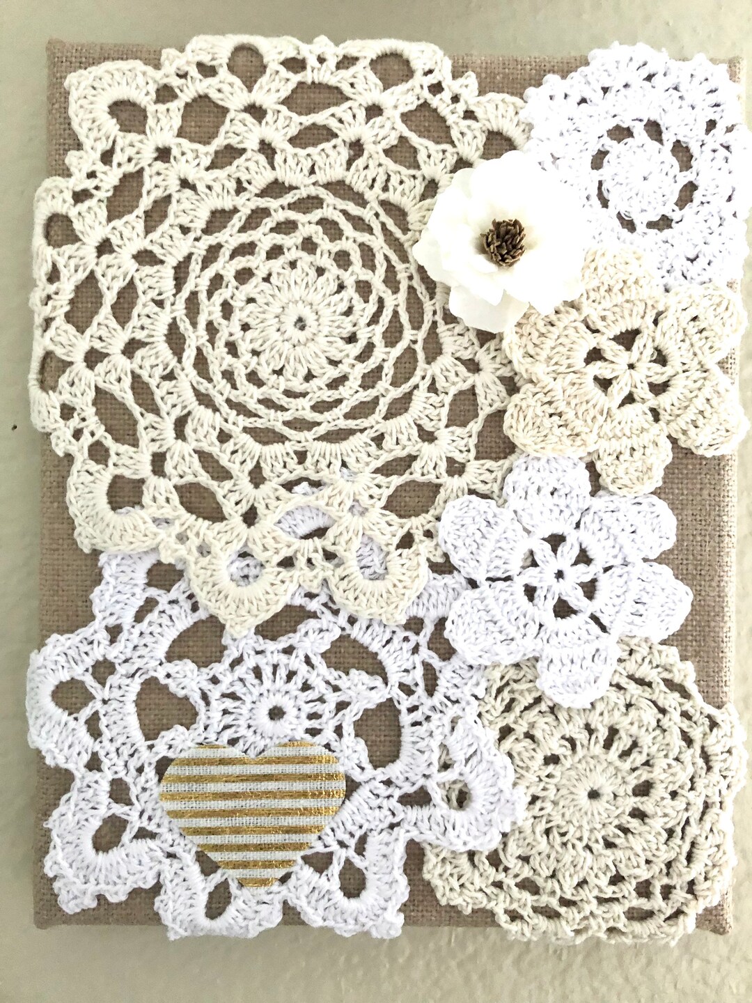 Doily Art - Wall Art 8”X10” - Etsy