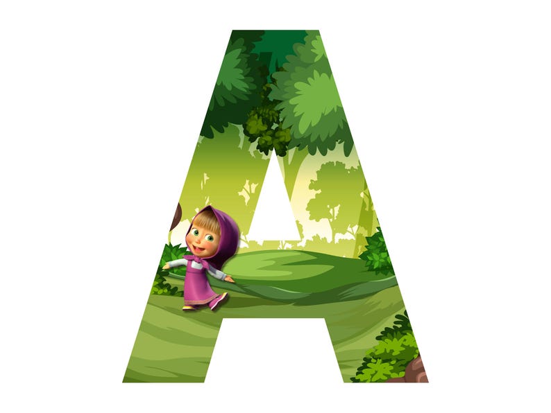 Masha Clipart PNG Files Images for DIY Party Decor Popular Designs ...