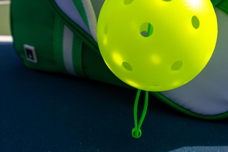 Pickleball Gift Easy Ball Holder for Bag or Fence Auto Stop Pickleball ...