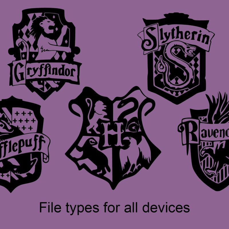 Hogwart House Logo Svg - Etsy UK