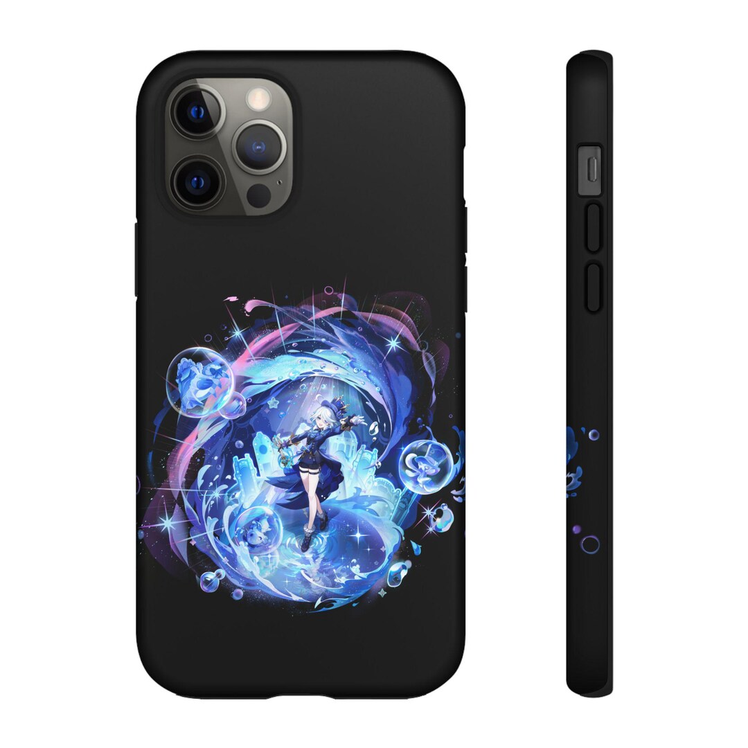 Genshin Impact Furina Design Phone Case, Anime Gaming Gift, Protective ...