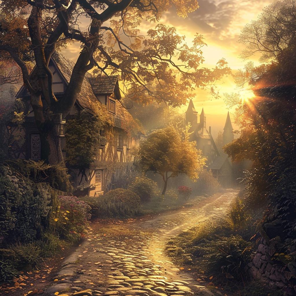 24 Enchanted Village Clipart, Fantasy Fairytale Digital Art, Magical ...