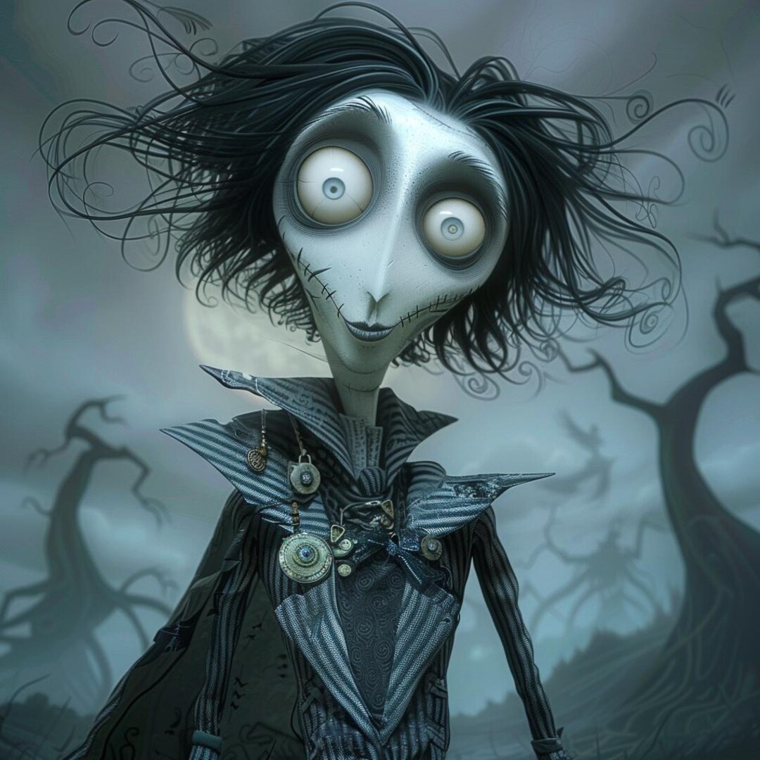 24 Spooky Haunted Cartoon Character Clipart, Halloween Digital Art ...