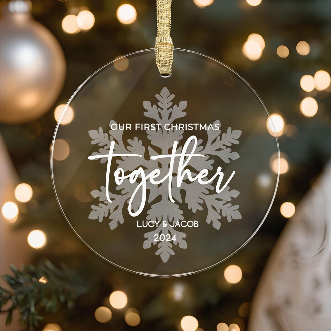 1st Christmas Together Keepsake Couples Gift, First Christmas Together ...