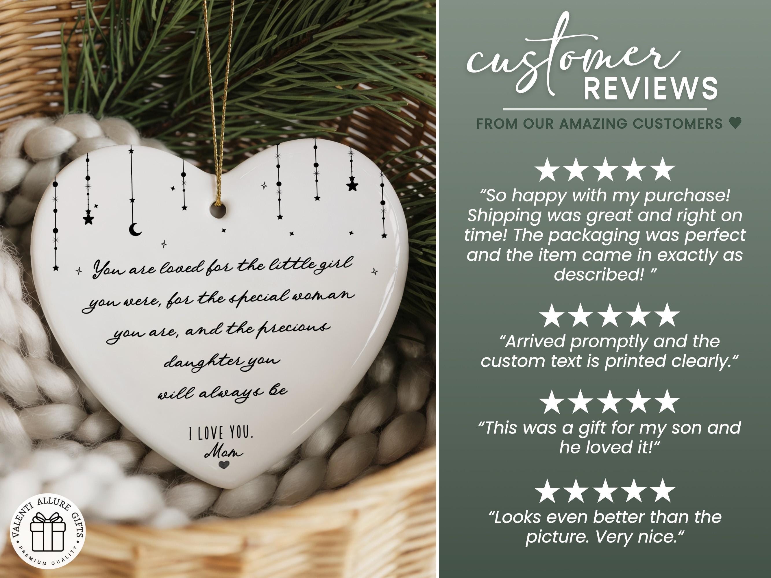 To My Daughter Gift Ornament Daughter Keepsake Ornament Gift Christmas ...