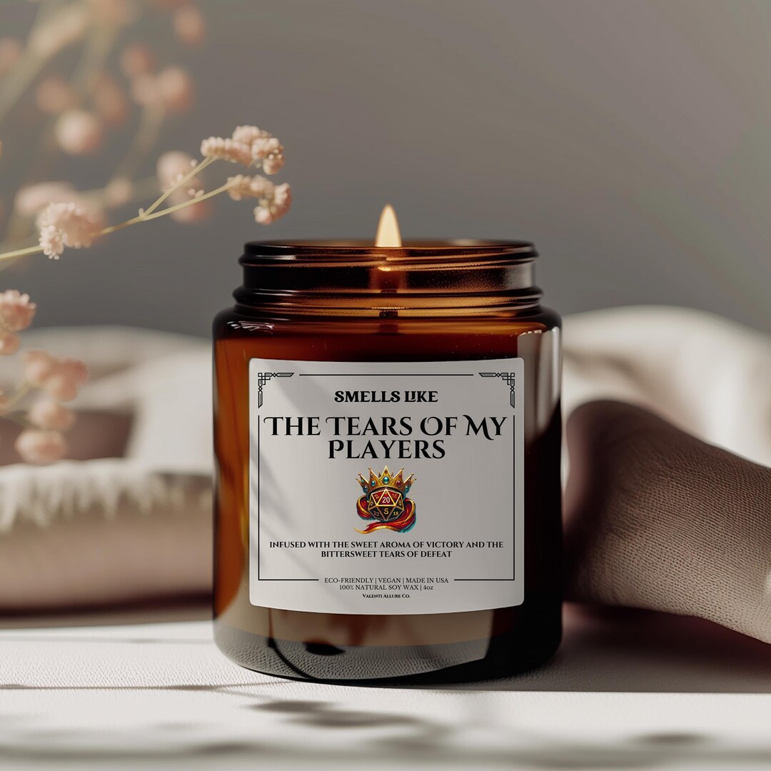 Dnd Dungeon Master Candle, Christmas Gifts, Smells Like the Tears of My ...