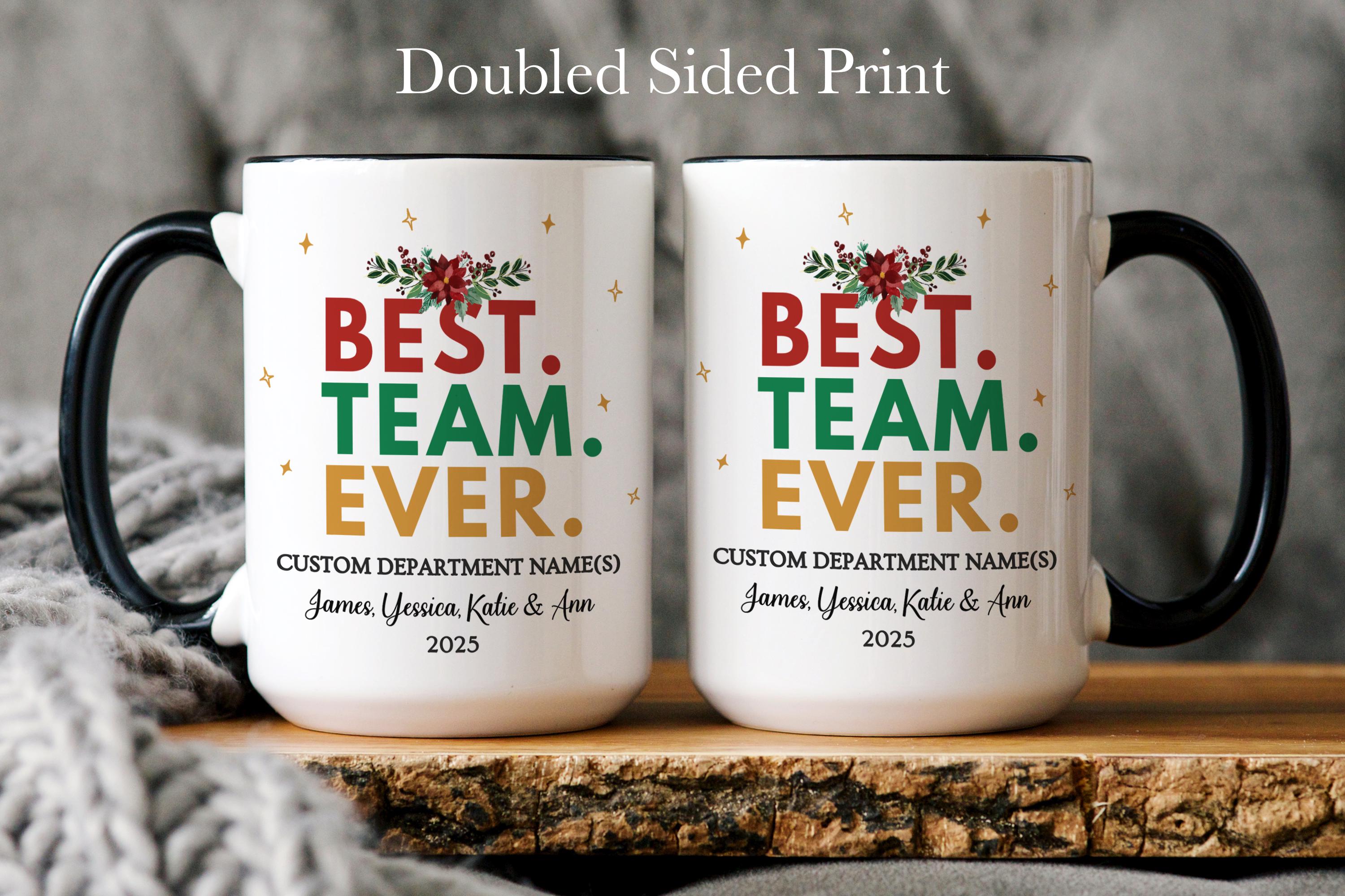Best Team Ever Mug Employee Appreciation Christmas Gift Personalized ...