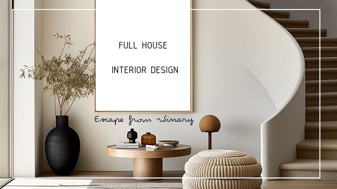 Virtual Full Home Interior Design, Full House Decor, E-design, Interior ...