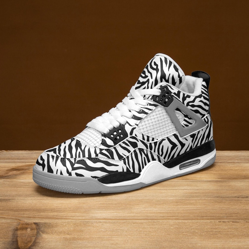 Zebra Print Shoes - Etsy