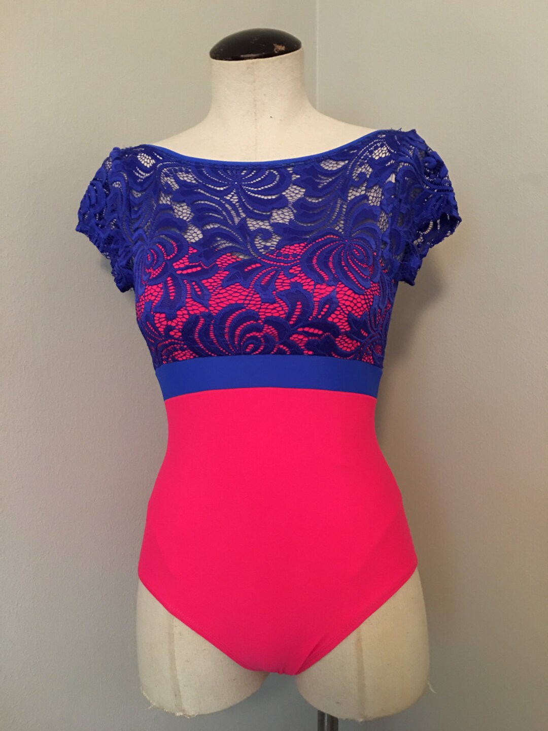 Sweetheart Leotard Covered With Lace or Mesh ~ Low V Back ~ Isamaawear ...