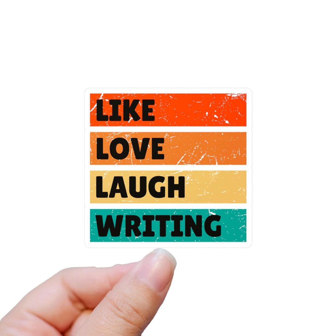 Sticker for Writers | Storyteller Sticker | Gift for Authors | Bookish ...