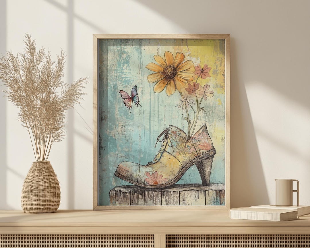 Bookish Art Print | Art for Book Lovers | Card for Book Lovers | Boho ...