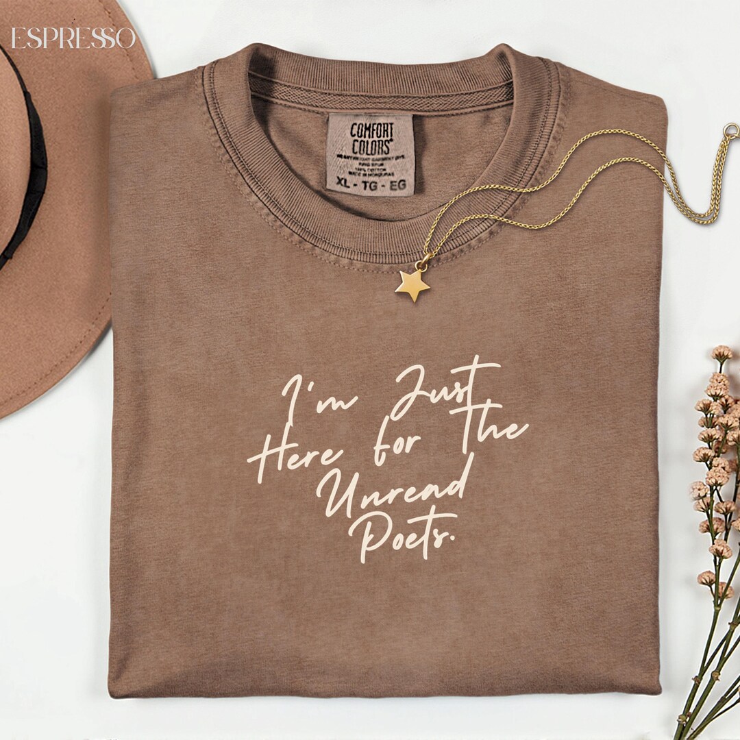 Shirt for Poets Dead Poets Love Language | Female Writers Tee Gift for ...