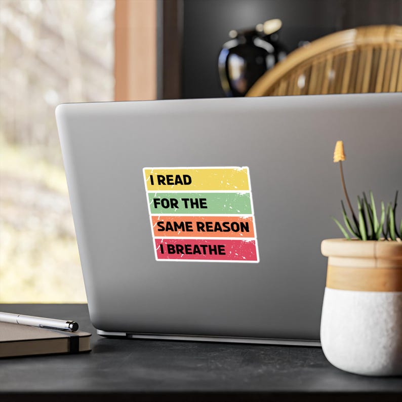 Stickers for Readers | Planner Stickers Reading | Decal for Book Lover ...
