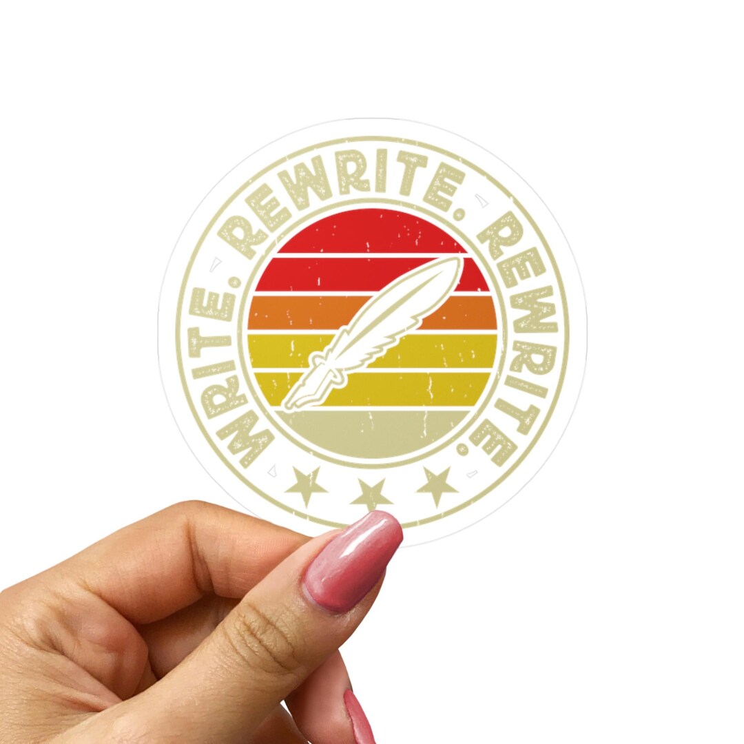 Sticker for Writers | Gift for Writers |stickers for Readers|gift for ...