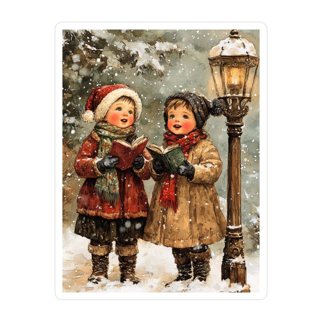 Winter Vinyl Decal Winter Vinyl Sticker Holiday Gift Sticker Sticker ...