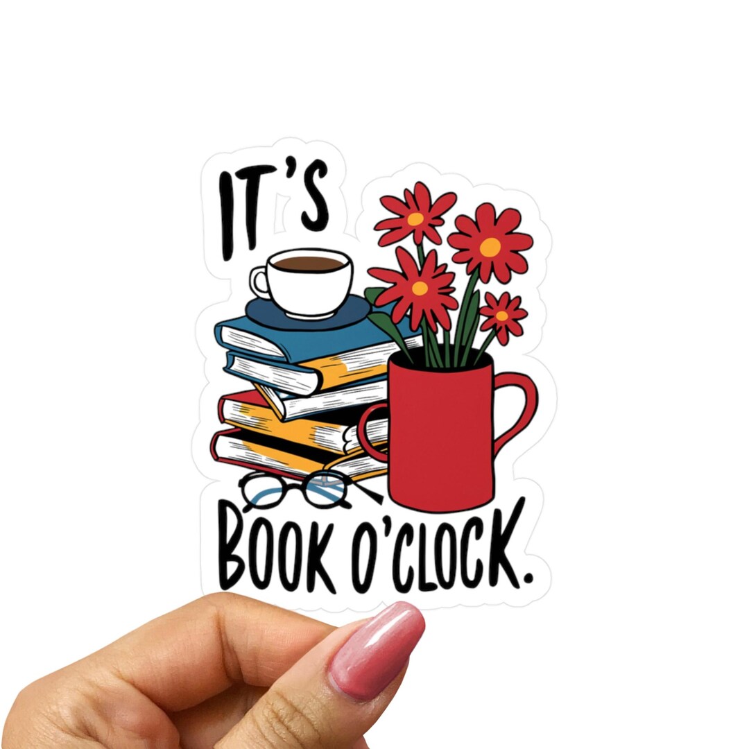 Floral Book Decal | Bookish Decal | Reading Lover Decal |book Lovers ...