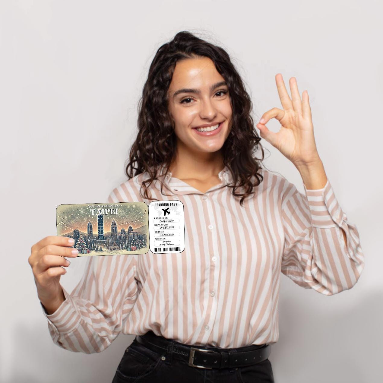 Taipei, Taiwan Trip Surprise Gift Ticket | You're Going to Taipei ...