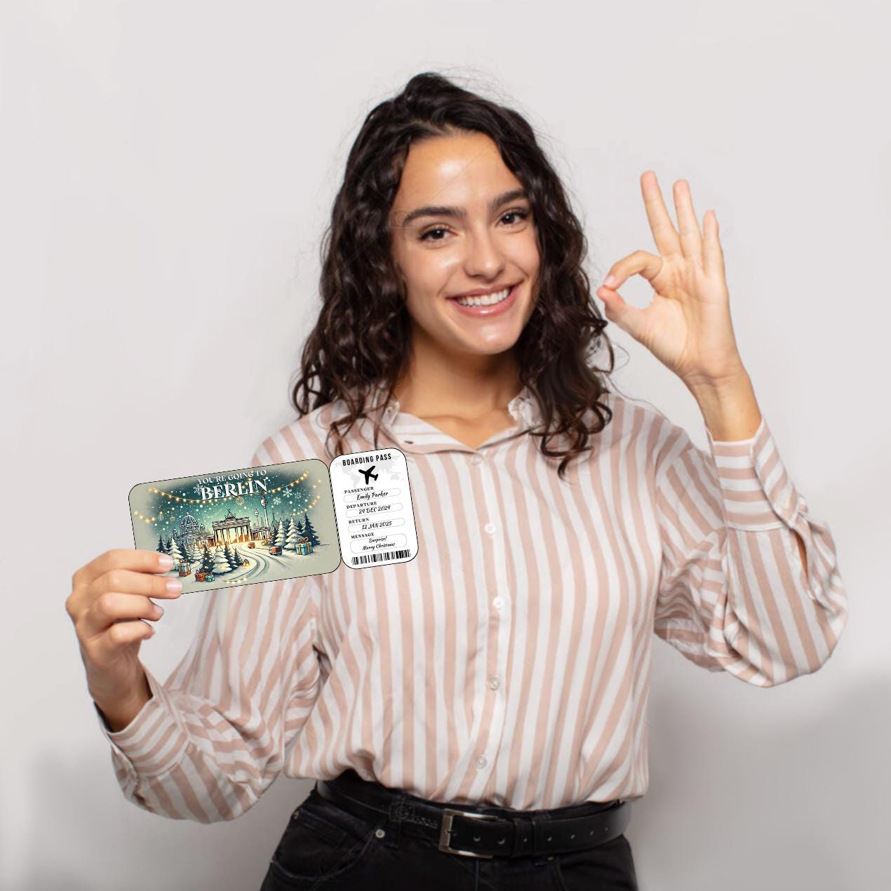 Berlin, Germany Trip Surprise Gift Ticket You're Going to Berlin ...