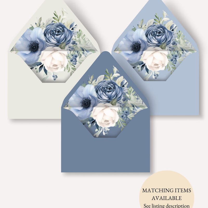 Blue Envelope - Etsy