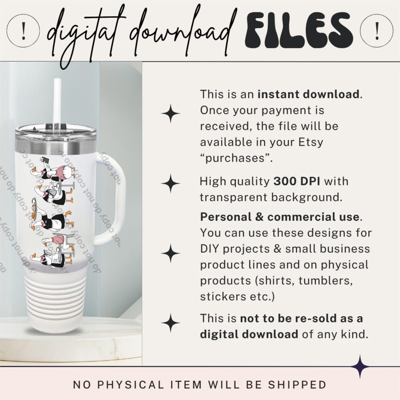 Server Sublimation Png Funny Goose Printable Wall Art Vintage Waitress ...