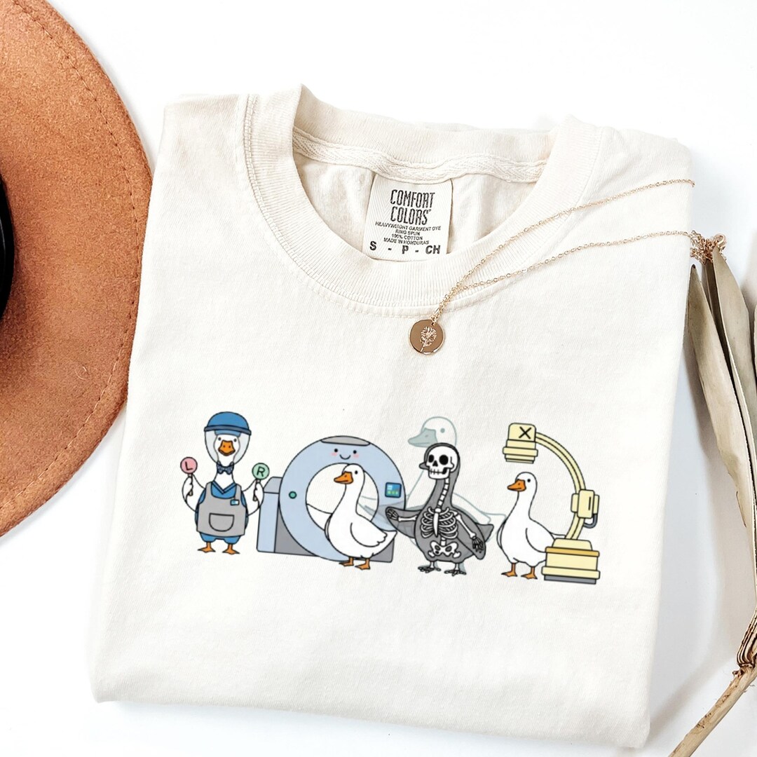 Minimalist Radiologic Technologist Goose Shirt Simple Medical Tshirt ...