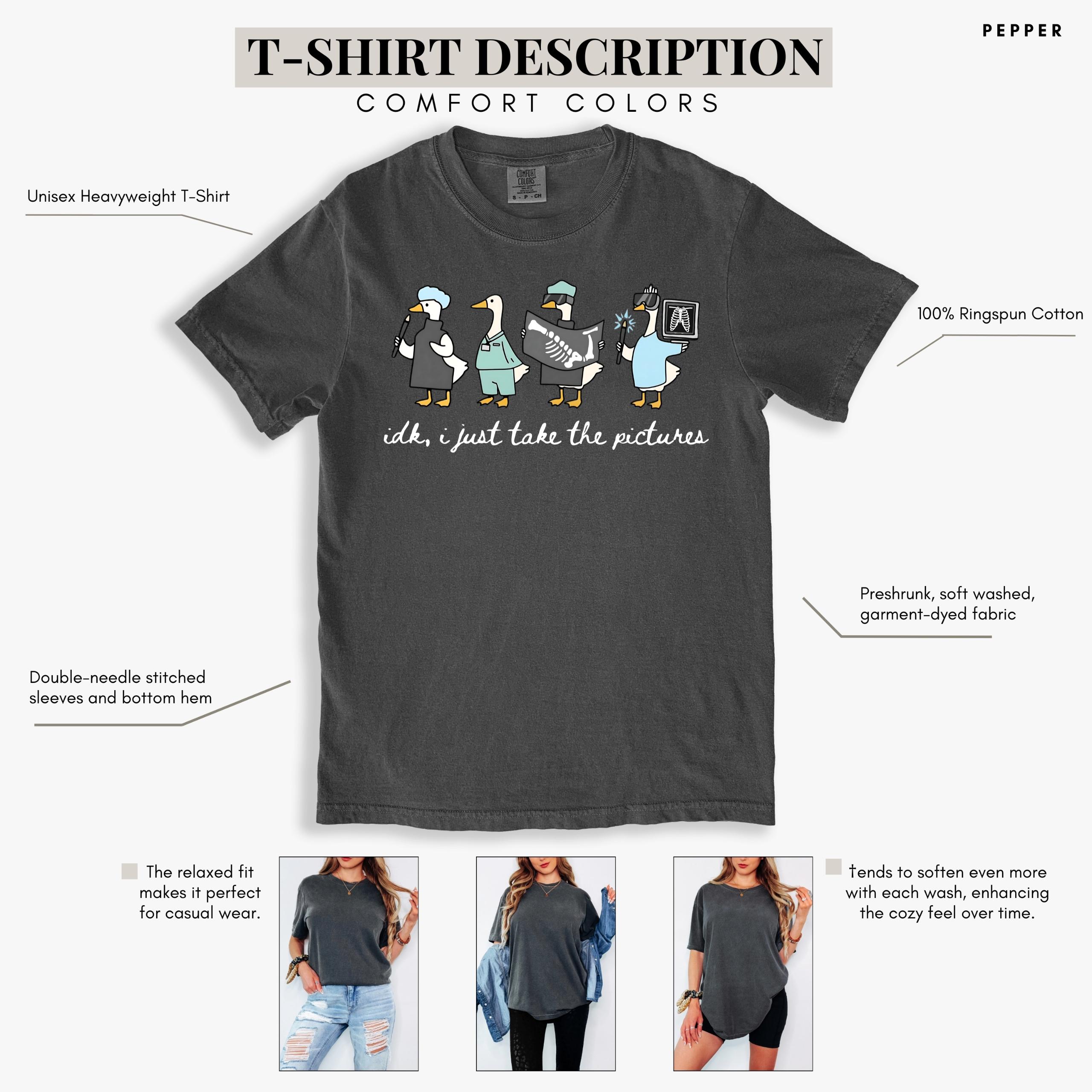 Funny X-ray Tech Goose Shirt for Skeletal Humor Vintage Radiology Tee ...