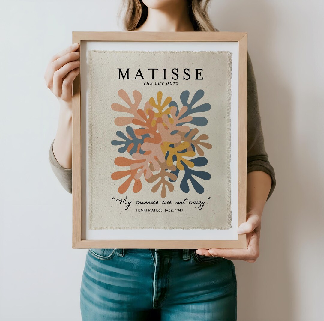 Matisse Vintage Banner, Matisse Canvas Poster, Henri Matisse Art Print ...