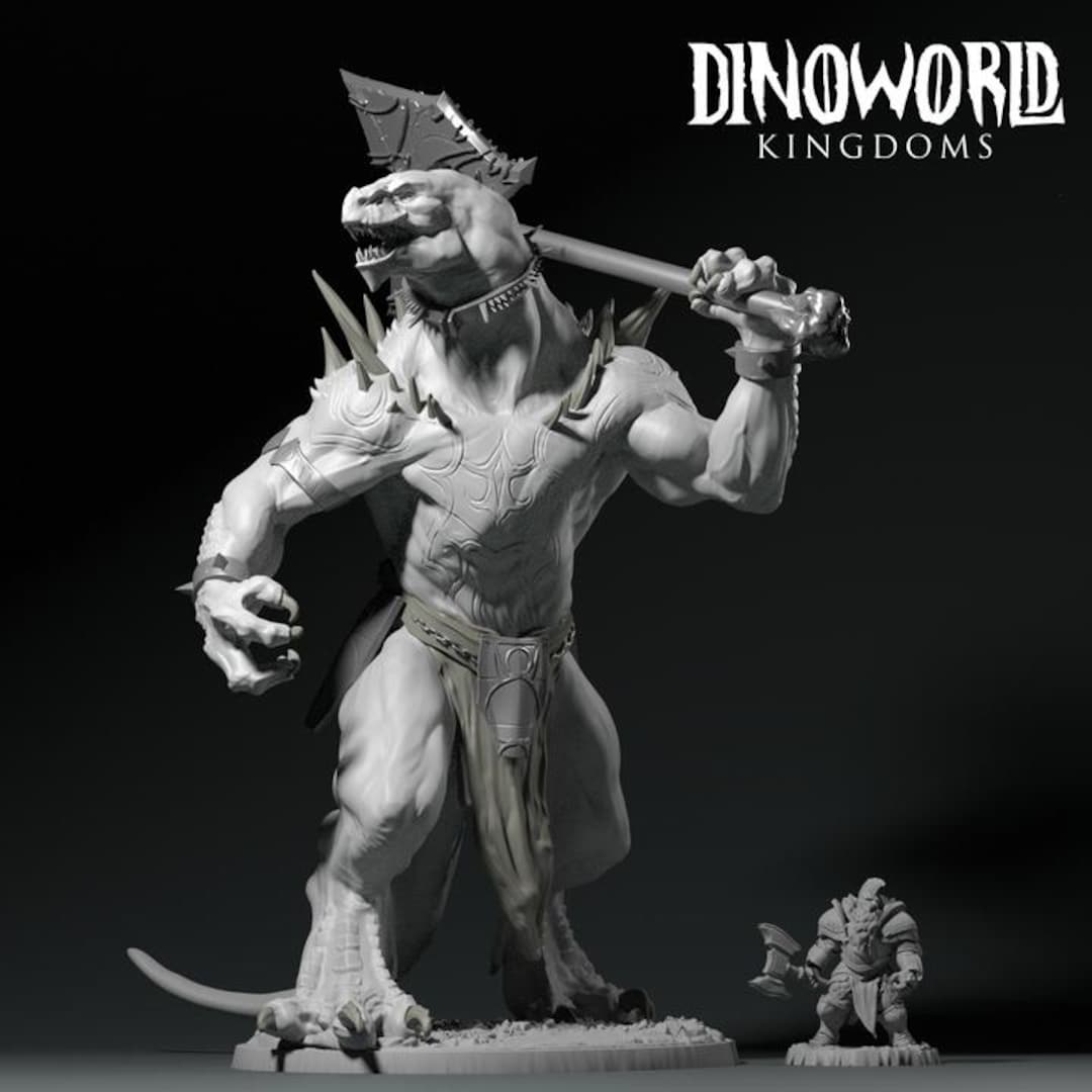 T-rex Demigod (dinoworld) Dnd 5E Gift | Fantasy Gaming RPG | Wargaming ...