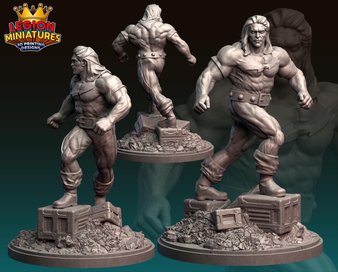 Samson 40mm/70mm Fan Art (legion Miniatures) Crisis Protocol Proxy ...