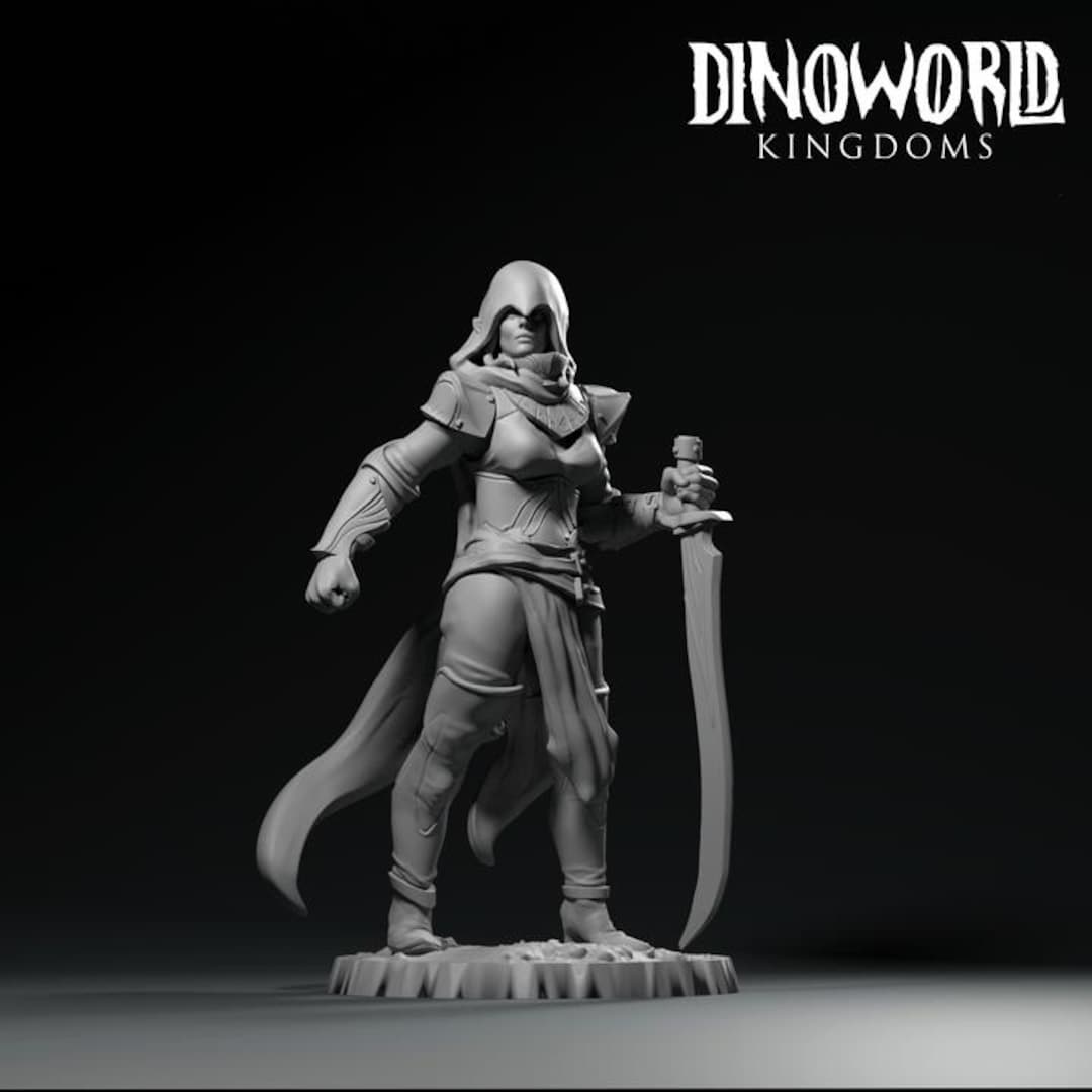 Elf Swordmaster 32mm/28mm (dinoworld) Dnd 5E Gift | RPG Set | Fantasy ...