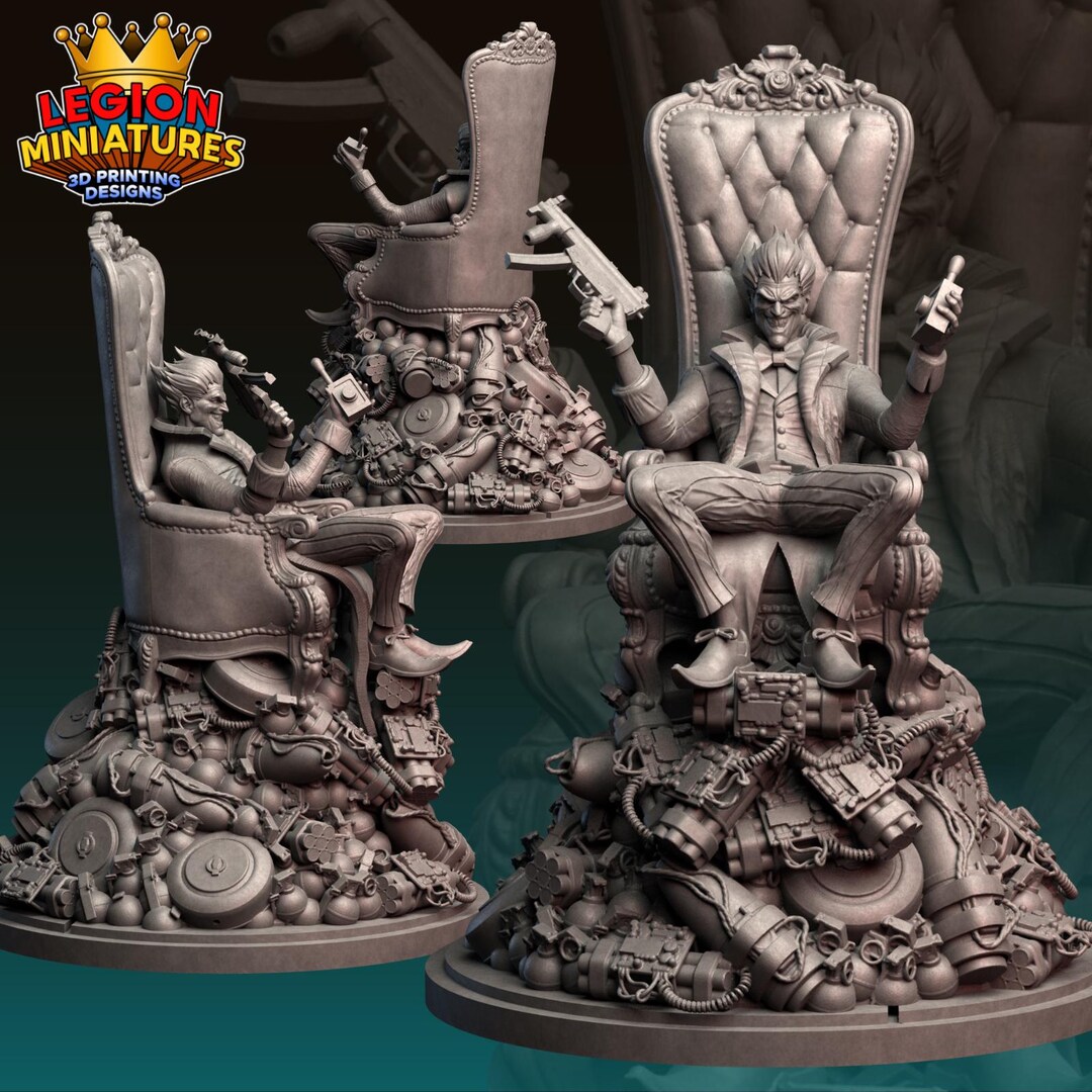 Joker 40/70mm (legion Miniatures) RPG Set | 3D Print Scifi | Tabletop ...