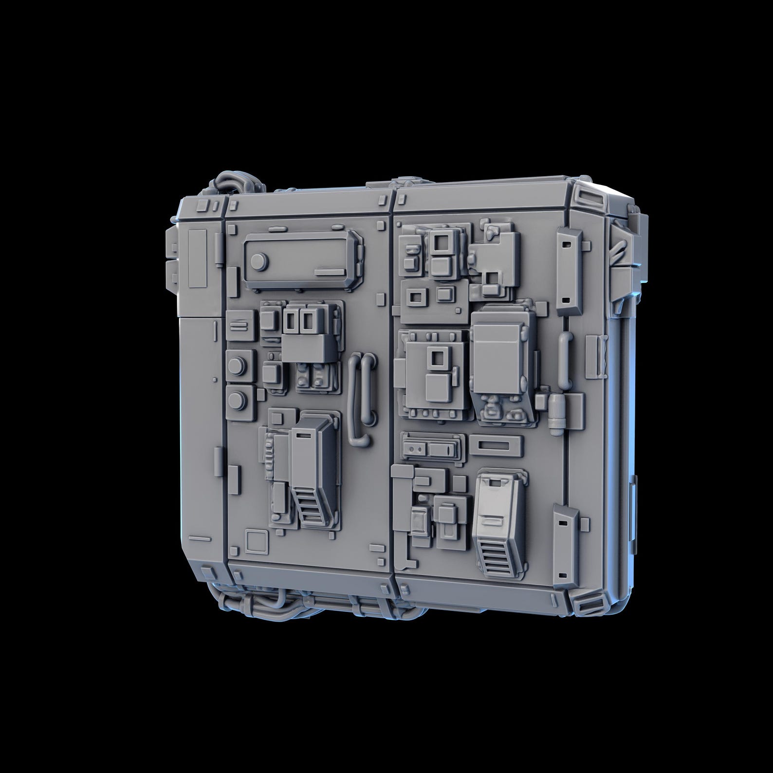Circuit Breaker Panels 32mm (stlminibits) Cyberpunk | Sci-fi Props ...