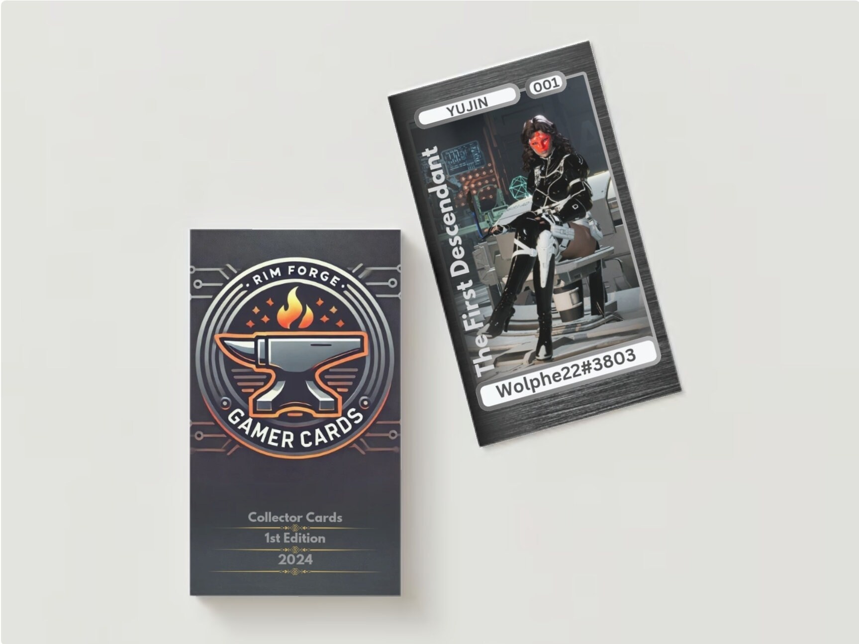 Custom Metal Video Game Character Card Personalized 2.1x3.4 Inch Gamer ...