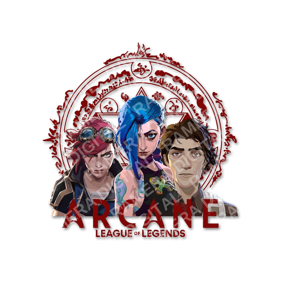 Arcane Shirt Design, Jinx Png, Vi Png, Viktor Png, Svg Ai Eps Clipart ...