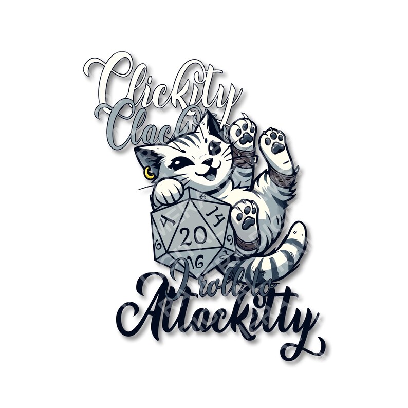 Clickity Clackity I Roll to Attackitty Png, Dungeons and Dragons, Dnd ...