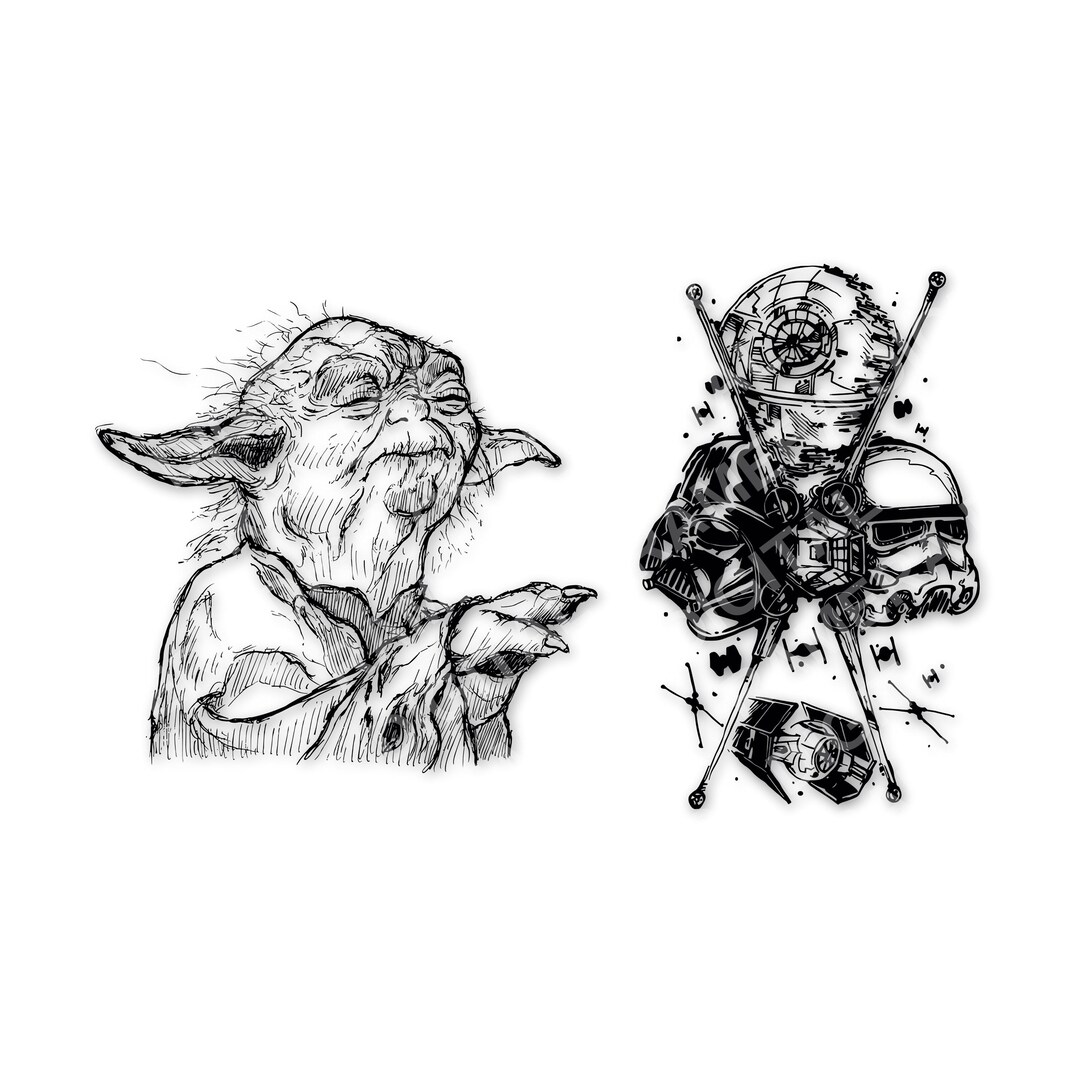 Star Wars 2 Sides Design Png, Star Wars Png, Darth Vader Svg ...