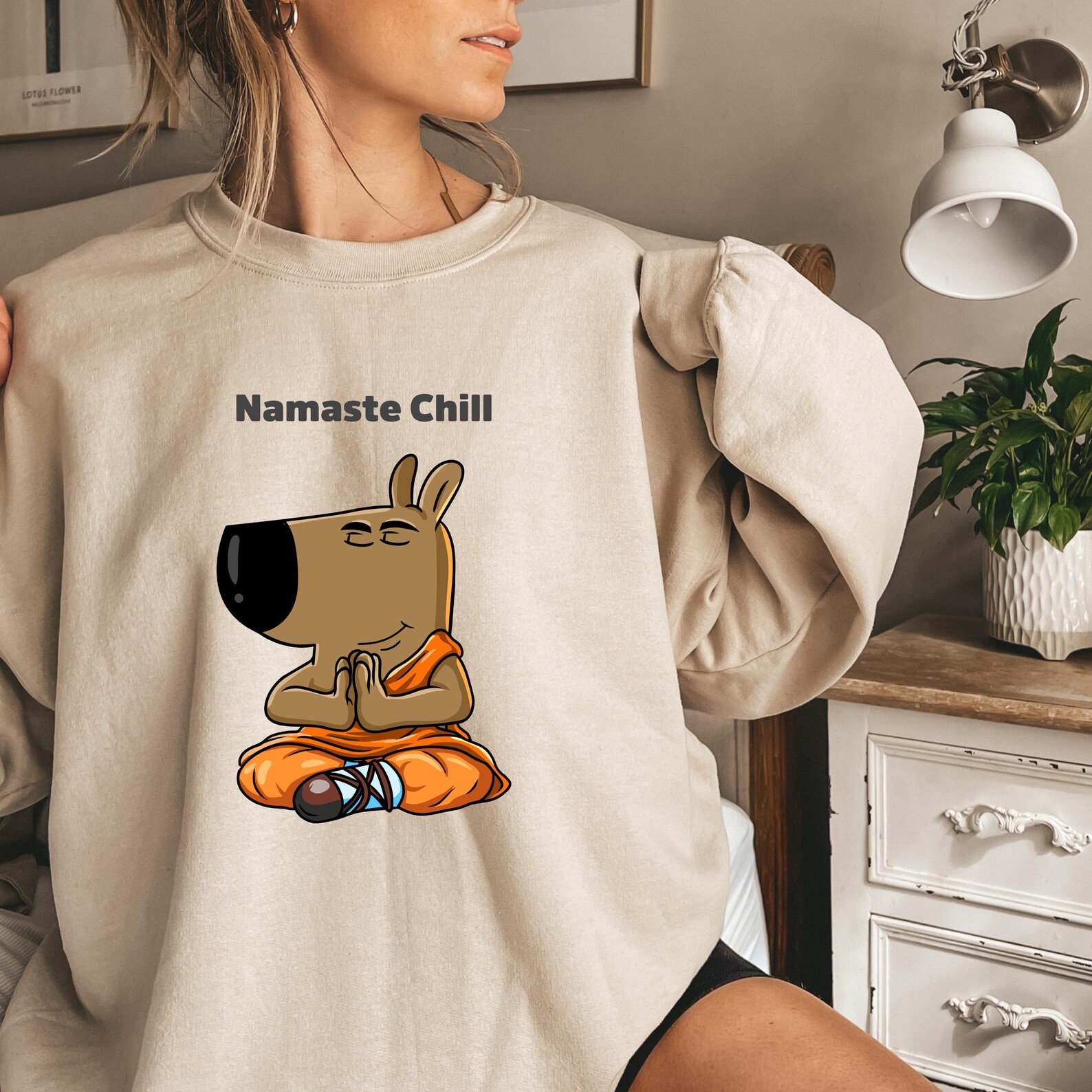 Namaste Chill Design Png, Deep Meme Png, Meme Png, Chill Guy SVG, Meme ...
