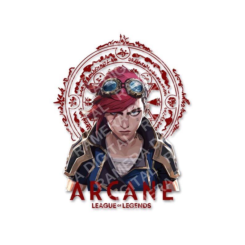 Arcane Vi Shirt Design, Vi Png, Svg Ai Eps Clipart Design, League of ...