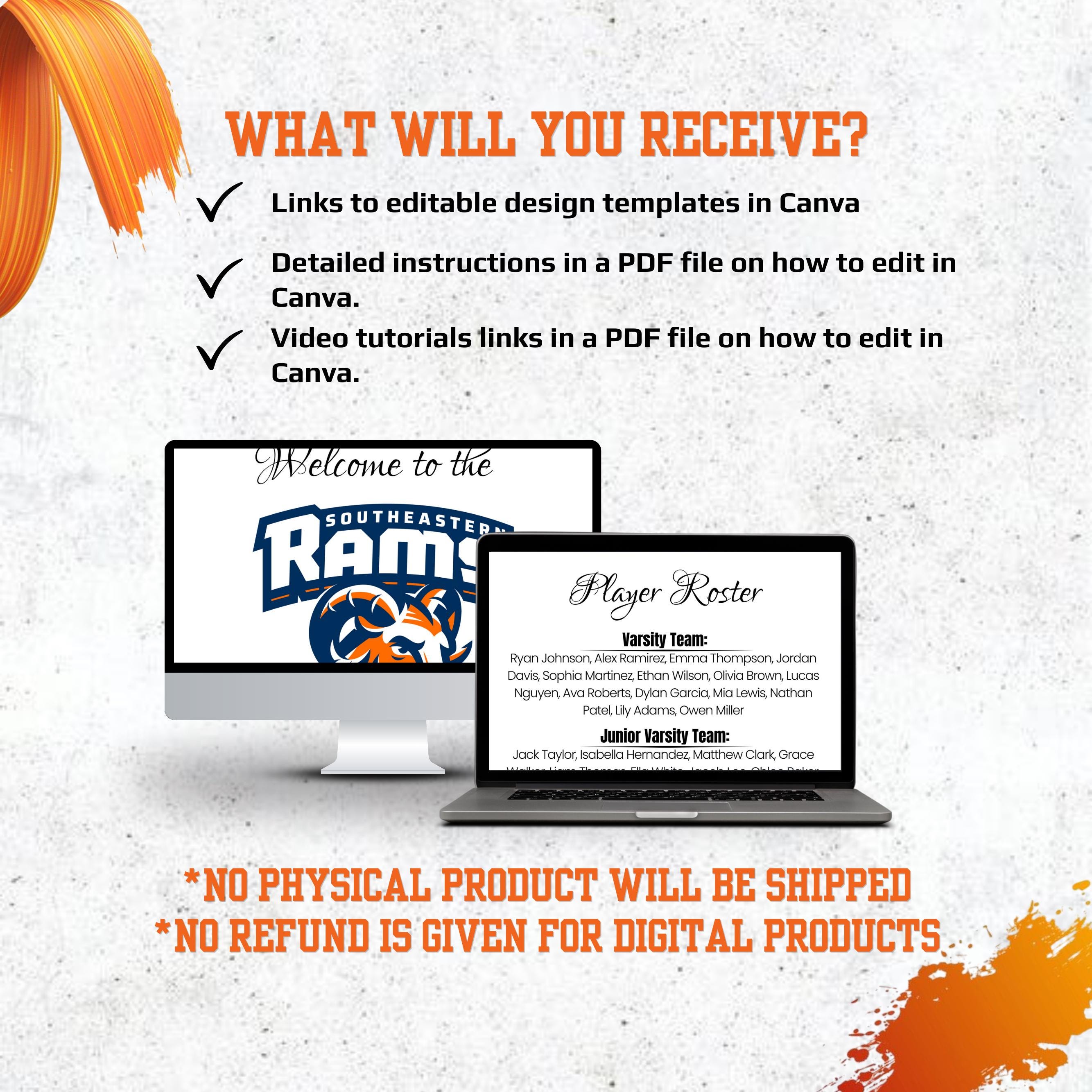Sports Award Banquet Program Template, Athletic Banquet Program, Sports ...